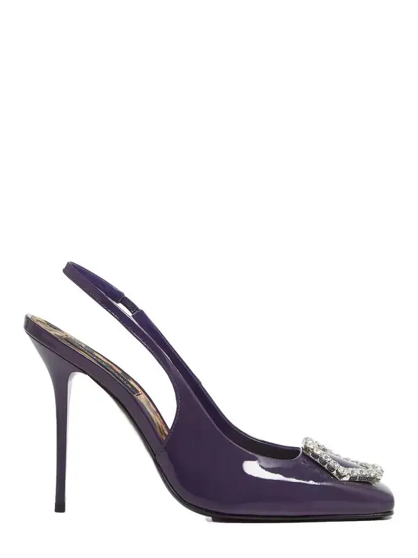 Philipp Plein 120mm Decollete Heeled Pumps - ""73 Purple""